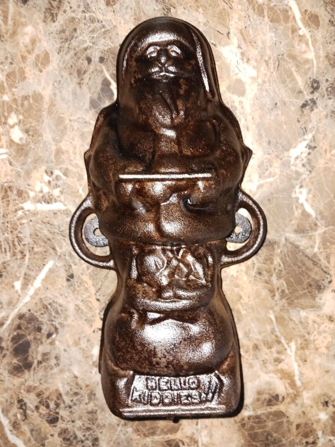 Griswold Vintage Cast Iron Santa Cake Molds: Real or Reproduction ...