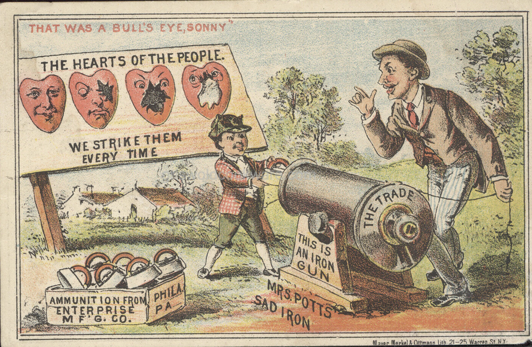 The "Mrs. Potts" Sad Iron - Griswold Cookware