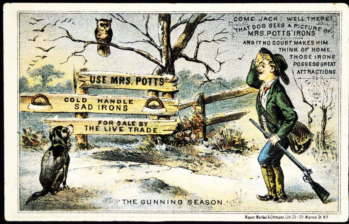 The "Mrs. Potts" Sad Iron - Griswold Cookware