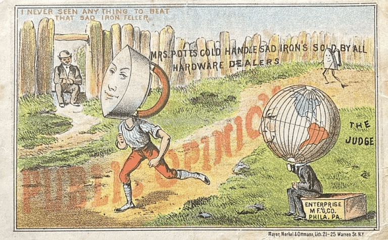 The "Mrs. Potts" Sad Iron - Griswold Cookware