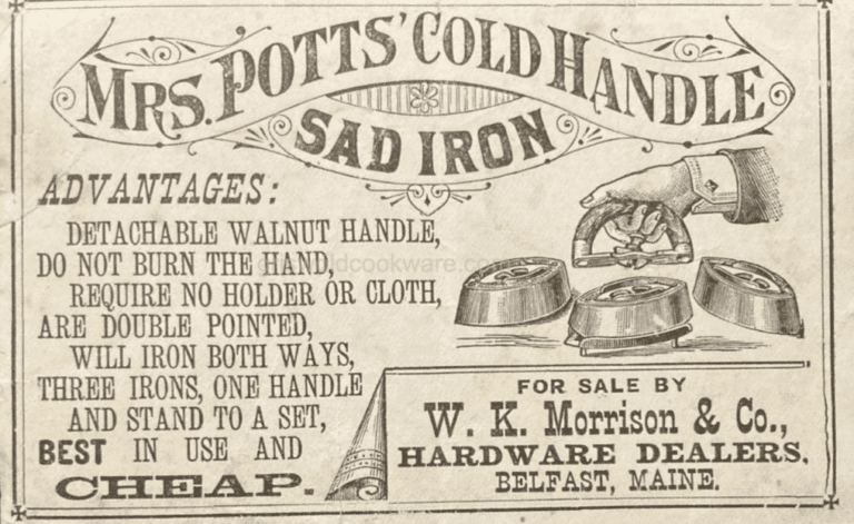 The "Mrs. Potts" Sad Iron - Griswold Cookware