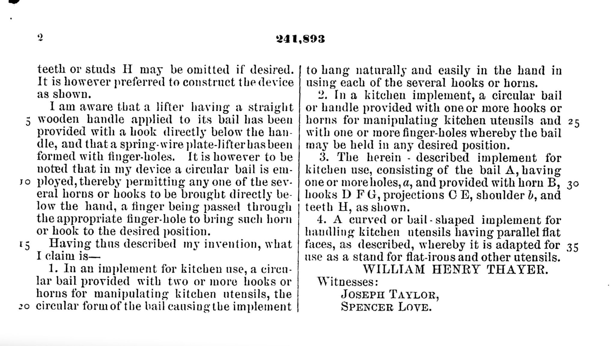 Unusual 7-Way "Universal Tool" - Griswold Cookware
